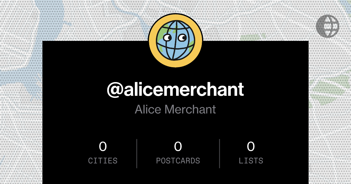 @alicemerchant (Alice Merchant) on Postcard