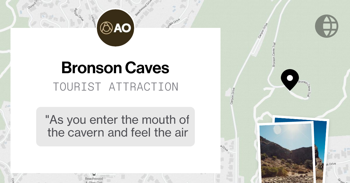 Bronson Caves shared by @atlasobscura says: ""As you enter the mouth of ...