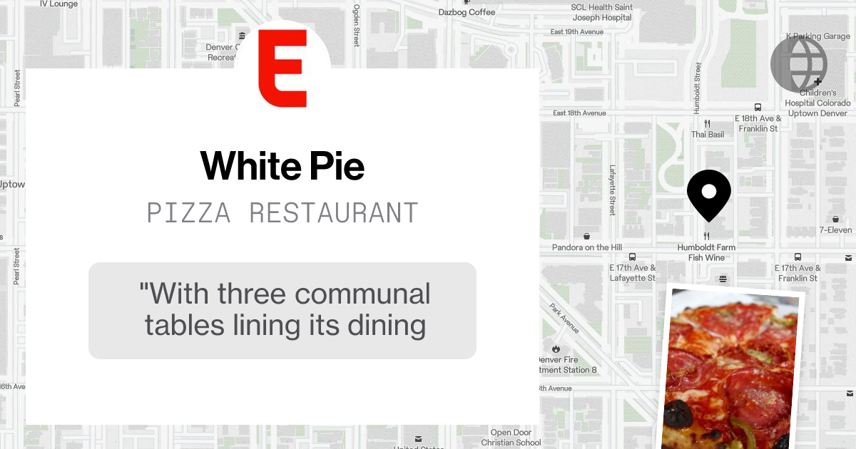 White Pie shared by @eater on Postcard