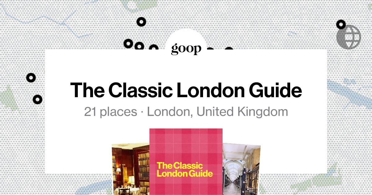 The Classic London Guide by Goop on Postcard