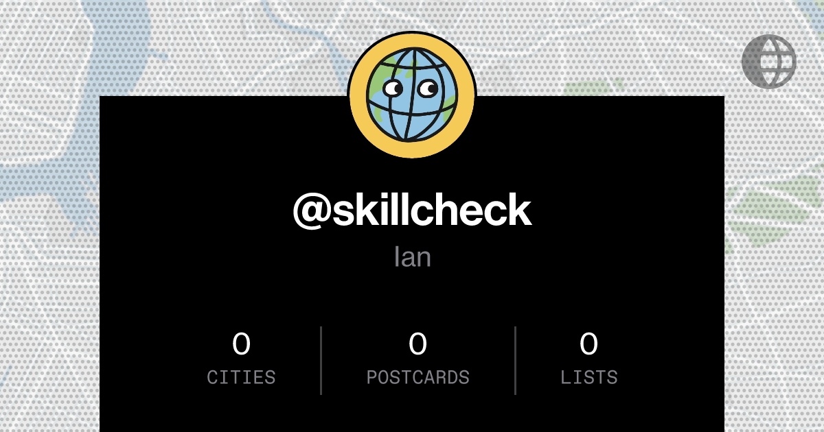 @skillcheck (Ian) on Postcard