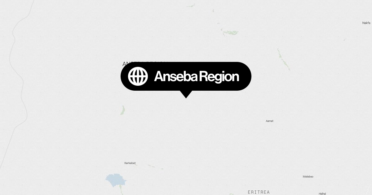Anseba Region, Eritrea on Postcard