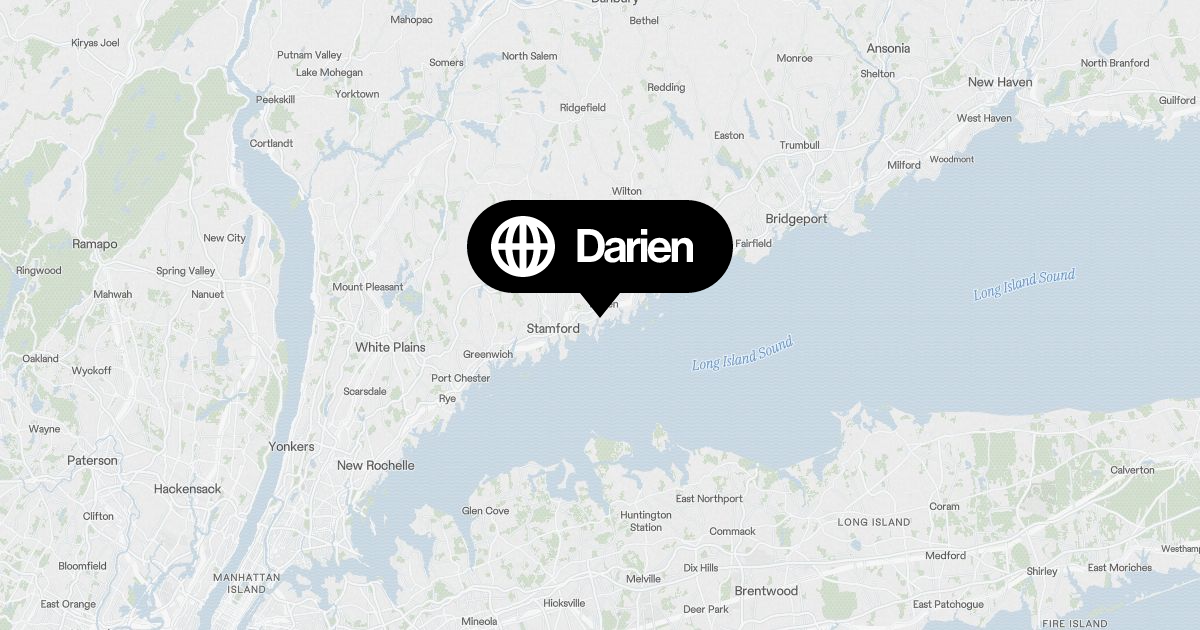 Darien, CT, United States on Postcard