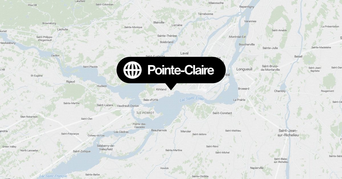 Pointe-Claire, QC, Canada on Postcard