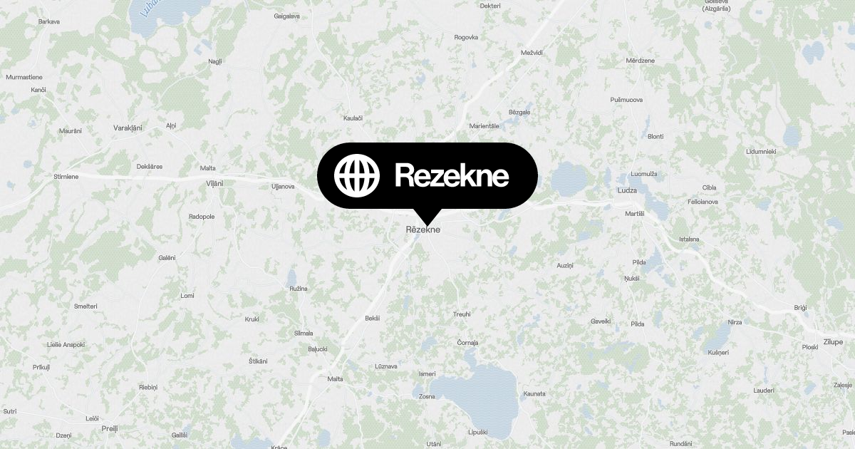 Rezekne, Latvia on Postcard