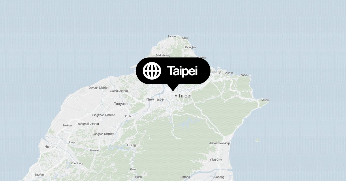 Taipei, Taiwan on Postcard