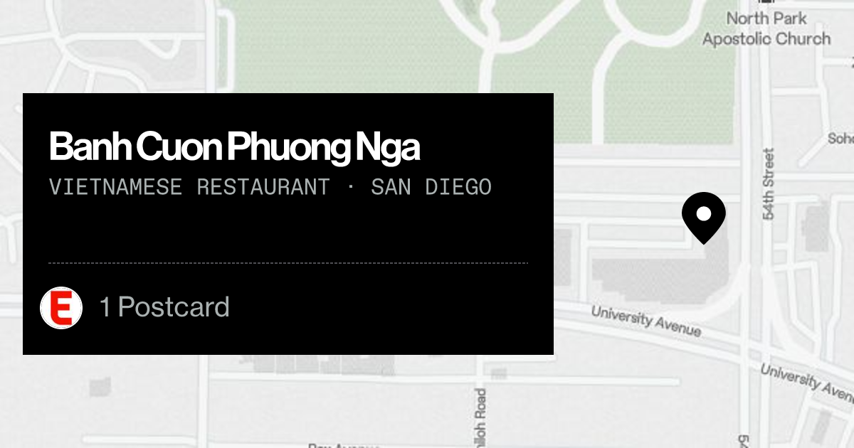 Banh Cuon Phuong Nga on Postcard