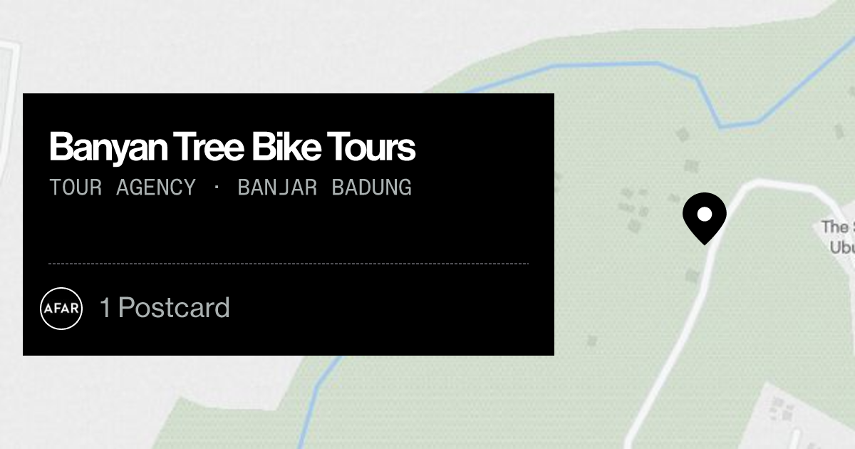 Banyan Tree Bike Tours on Postcard