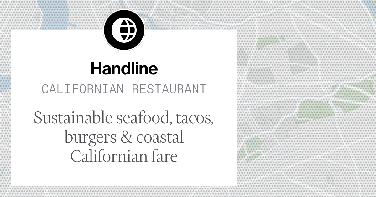 Handline on Postcard