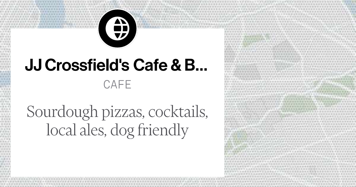JJ Crossfield's Cafe & Bar Arnside - Cafe in Arnside, Arnside | Reviews ...