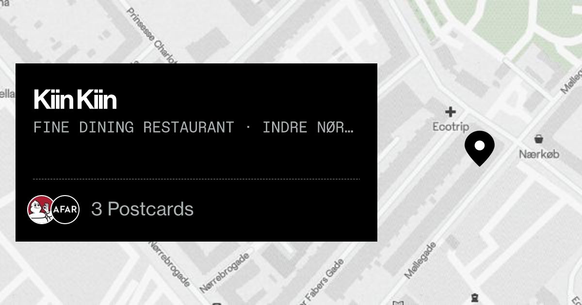 Kiin Kiin on Postcard