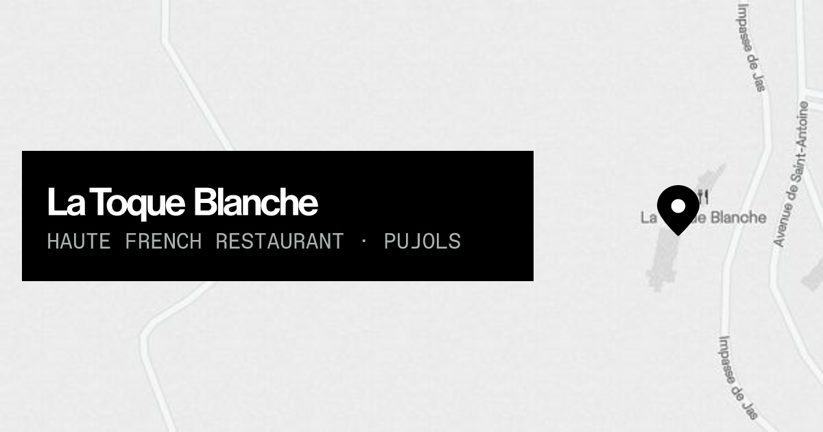 La Toque Blanche on Postcard