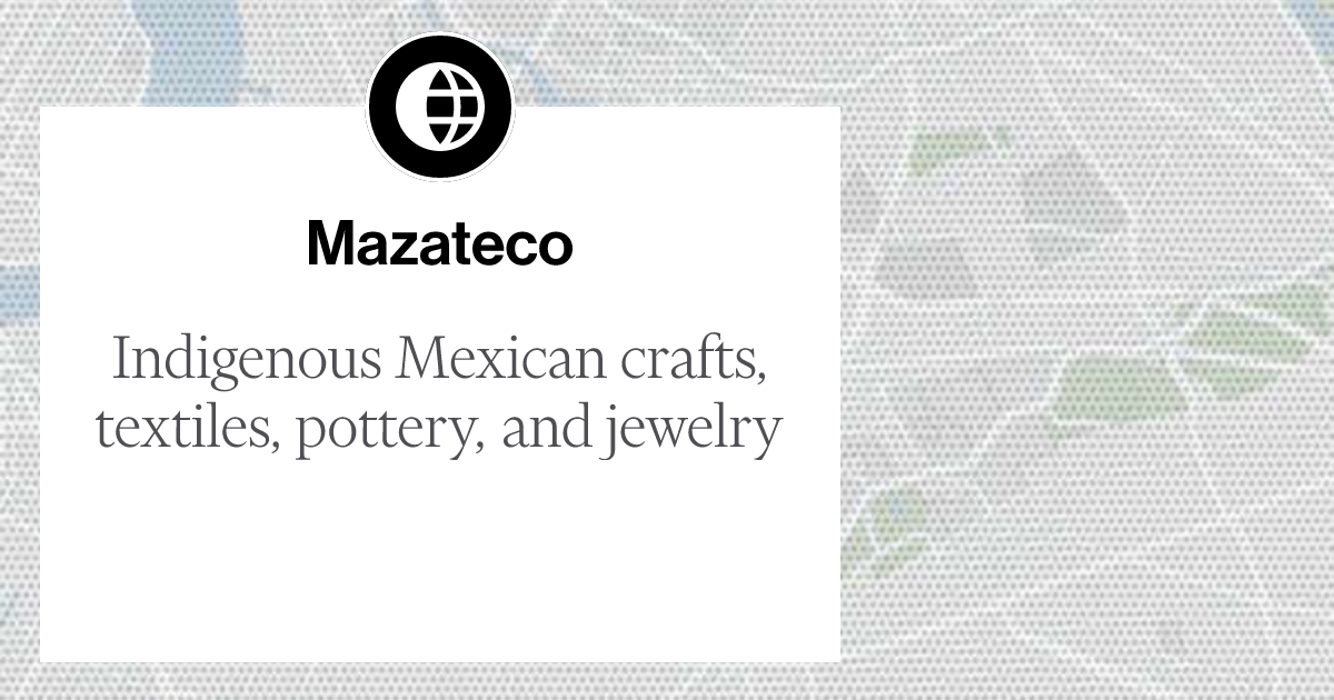 Mazateco on Postcard