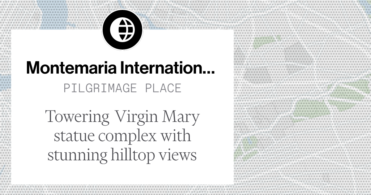 Montemaria International Pilgrimage and Conference Center on Postcard