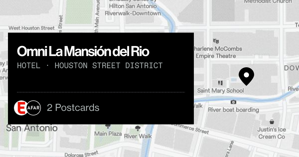 Omni La Mansión del Rio on Postcard