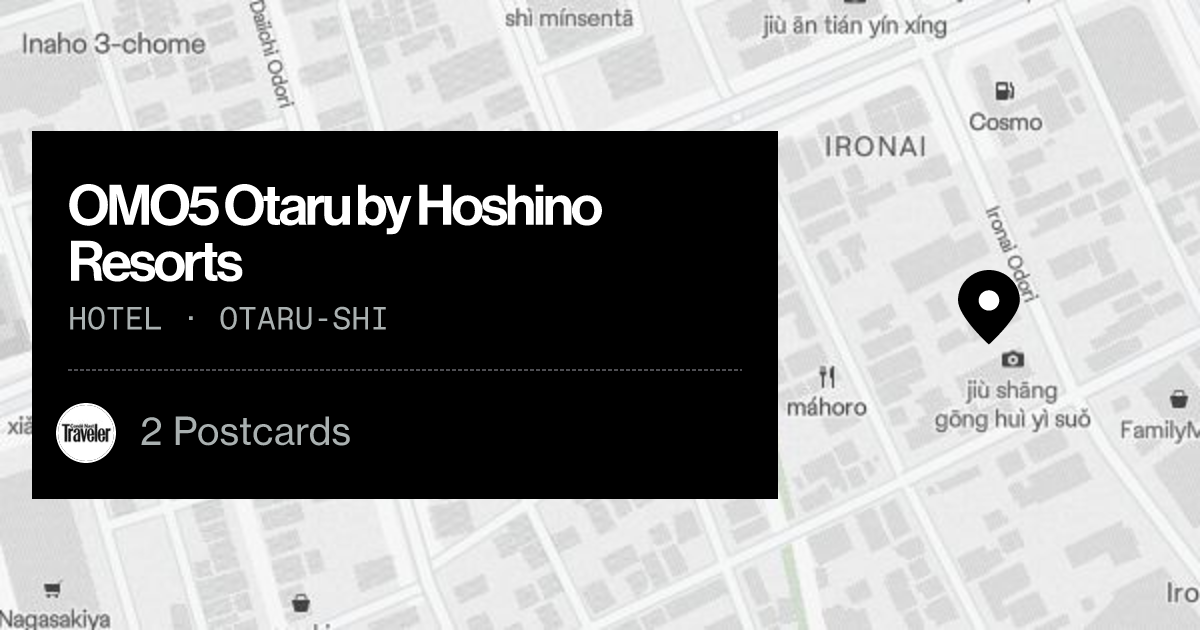 OMO5 Otaru by Hoshino Resorts on Postcard