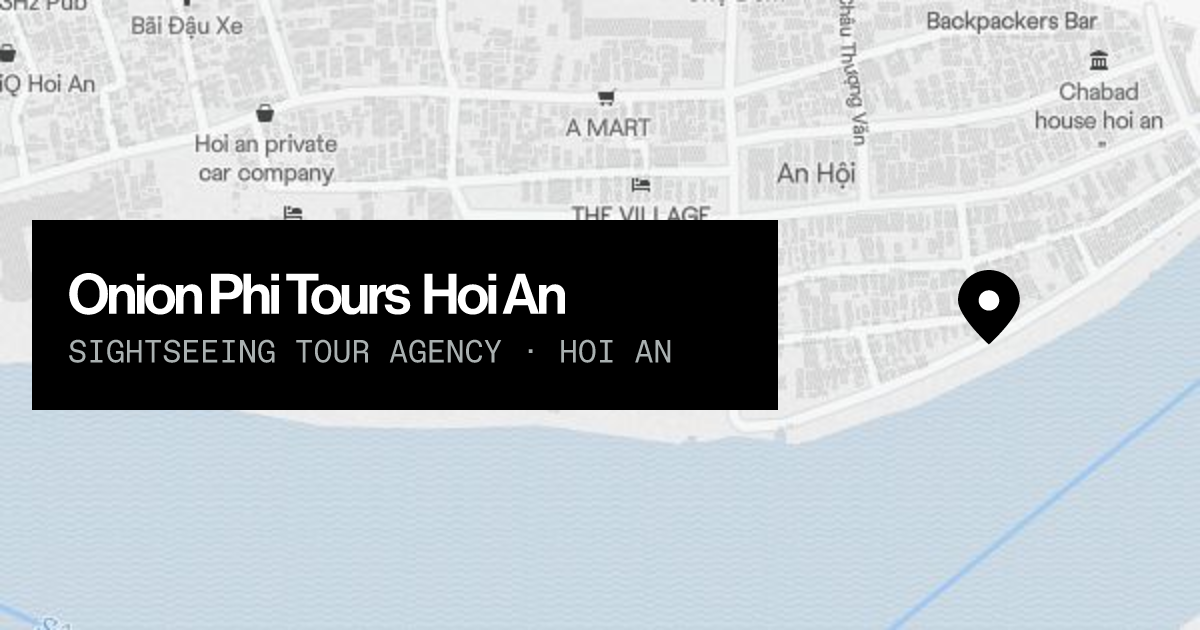 Onion Phi Tours Hoi An on Postcard