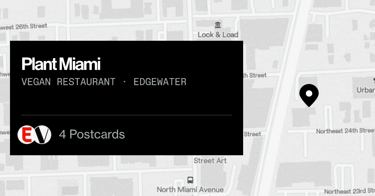 Plant Miami on Postcard