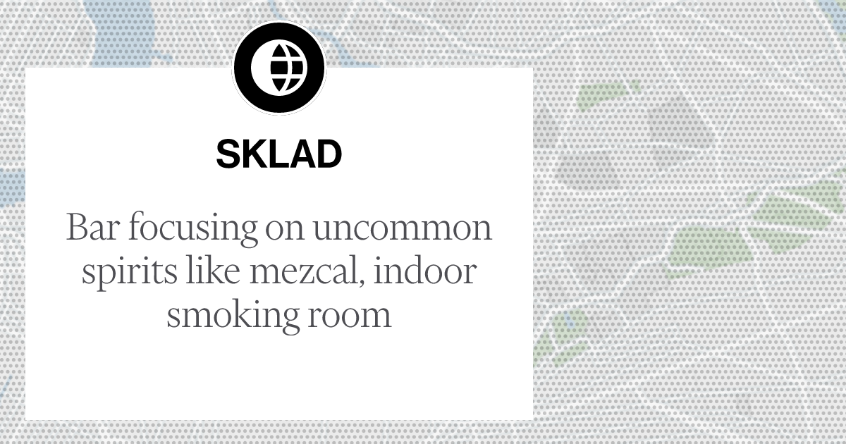 SKLAD - in Minsk, Minsk | Reviews, Photos & Information on Postcard