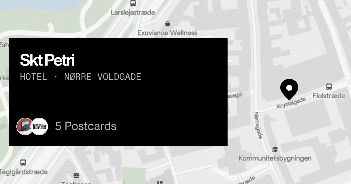 Skt Petri on Postcard