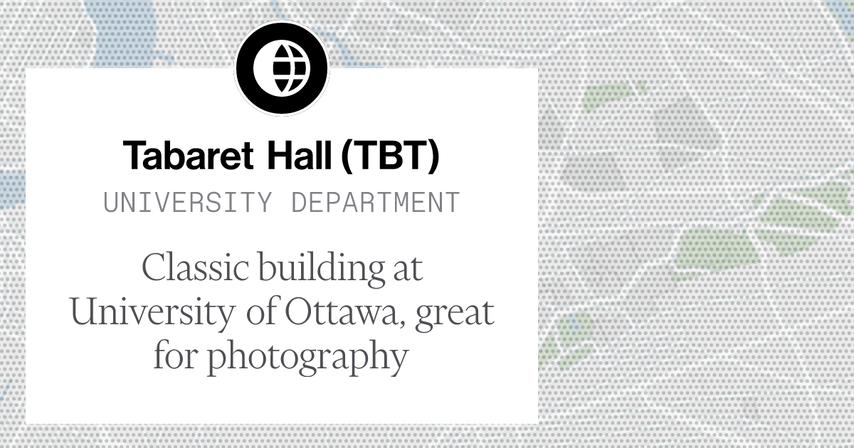 Tabaret Hall (TBT) on Postcard