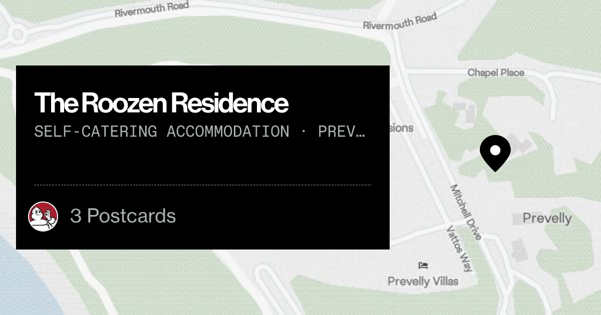 The Roozen Residence on Postcard