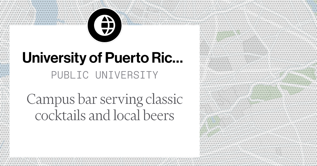UPRRP - University in San Juan, San Juan | Reviews, Photos ...
